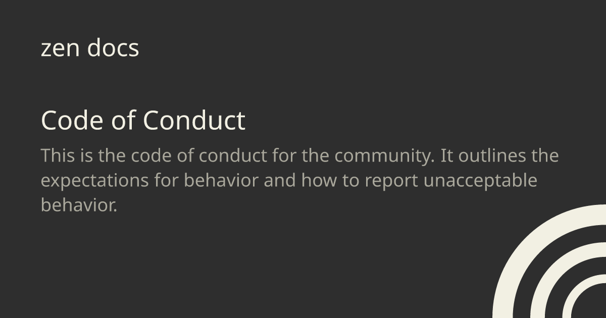 Code of Conduct